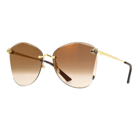 Cartier | Accessories | Cartier Butterfly Sunglasses Ct398s00262 Shiny ...